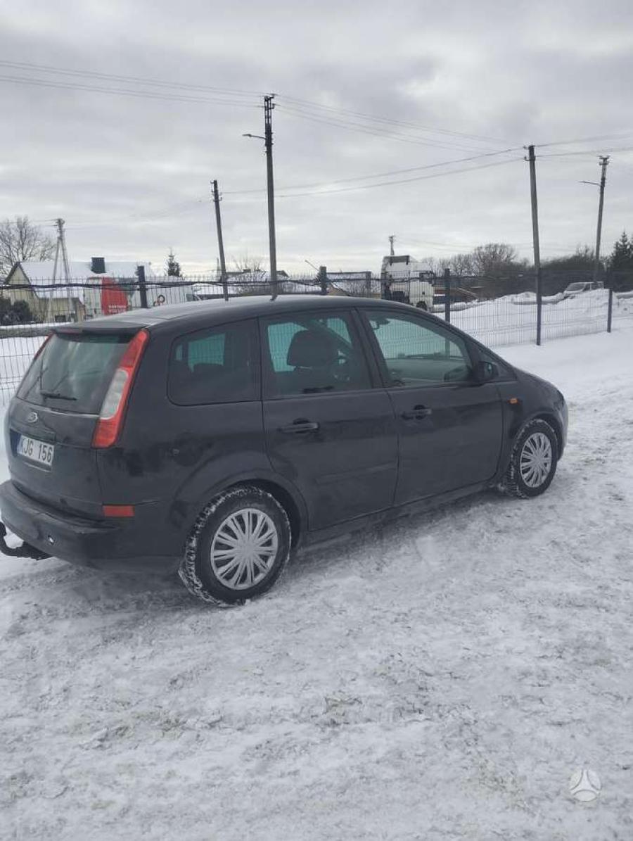Black Ford C-Max 2005 in Kaunas, with an engine capacity of 1.60 L and mileage of 220 thousand km for 1650 €, photo 5 on AUTOMOTO.COM.LV