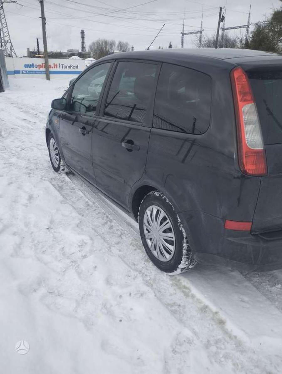 Black Ford C-Max 2005 in Kaunas, with an engine capacity of 1.60 L and mileage of 220 thousand km for 1650 €, photo 7 on AUTOMOTO.COM.LV