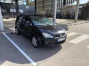 Black Ford C-Max 2005 in Riga, with an engine capacity of 1.60 L and mileage of 346 thousand km for 1400 €, photo  on AUTOMOTO.COM.LV
