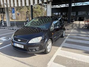 Black Ford C-Max 2005 in Riga, with an engine capacity of 1.60 L and mileage of 346 thousand km for 1400 €, photo 3 on AUTOMOTO.COM.LV