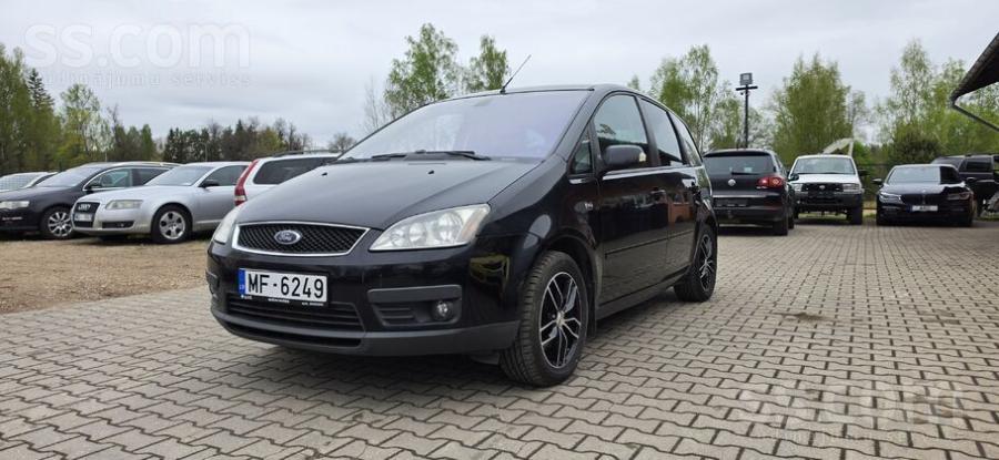 Black Ford C-Max 2005 in Valmiera, with an engine capacity of 2.00 L and mileage of 309 thousand km for 1200 €, photo 7 on AUTOMOTO.COM.LV
