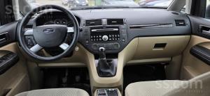 Black Ford C-Max 2005 in Valmiera, with an engine capacity of 2.00 L and mileage of 309 thousand km for 1200 €, photo 8 on AUTOMOTO.COM.LV