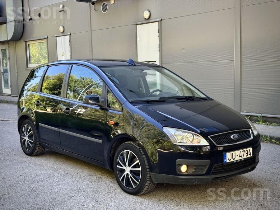 Black Ford C-Max 2005 in Riga, with an engine capacity of 1.60 L and mileage of 295 thousand km for 990 €, photo 4 on AUTOMOTO.COM.LV