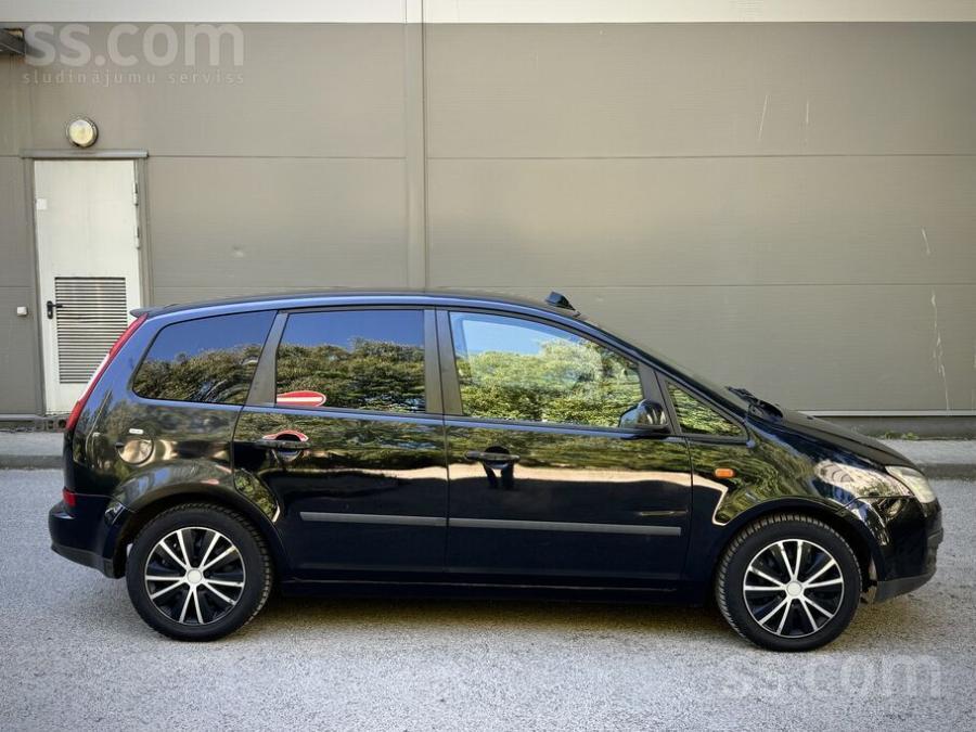 Black Ford C-Max 2005 in Riga, with an engine capacity of 1.60 L and mileage of 295 thousand km for 990 €, photo 5 on AUTOMOTO.COM.LV