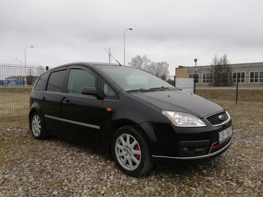 Black Ford C-Max 2005 in Saldus, with an engine capacity of 1.60 L and mileage of 266 thousand km for 1900 €, photo 4 on AUTOMOTO.COM.LV