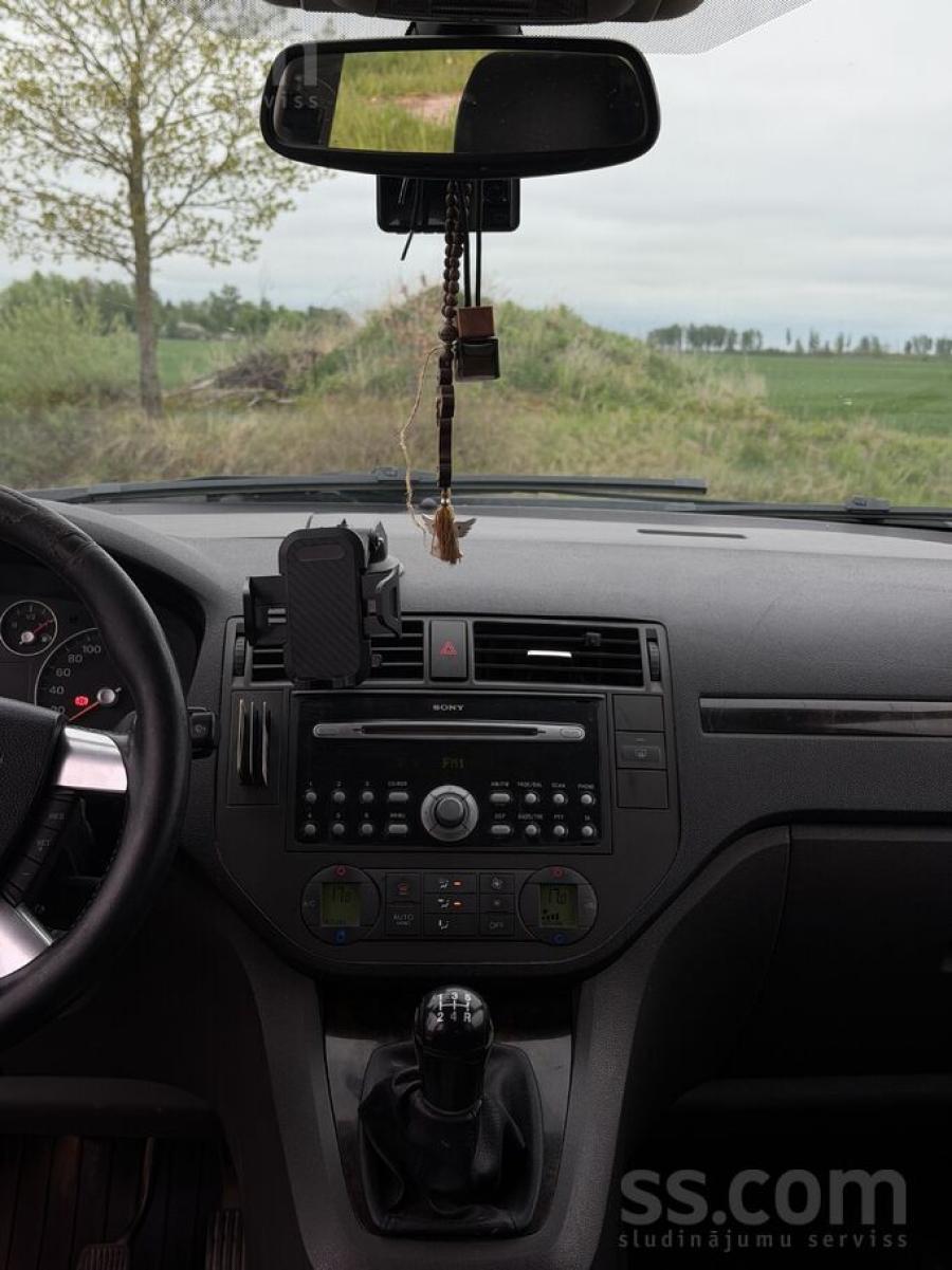 Melns Ford C-Max 2006 Dobele, ar dzinēja tilpumu 1.80 L un nobraukumu 377 tūkst. km par 1950 €, foto 8 vietnē AUTOMOTO.COM.LV