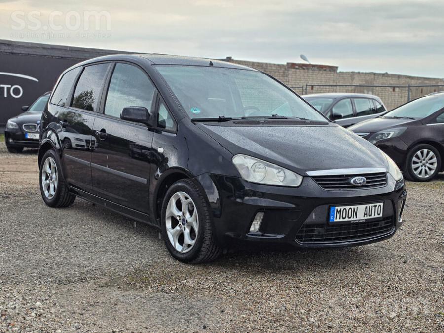 Melns Ford C-Max 2008 Liepāja, ar dzinēja tilpumu 1.60 L un nobraukumu 229 tūkst. km par 3200 €, foto 5 vietnē AUTOMOTO.COM.LV