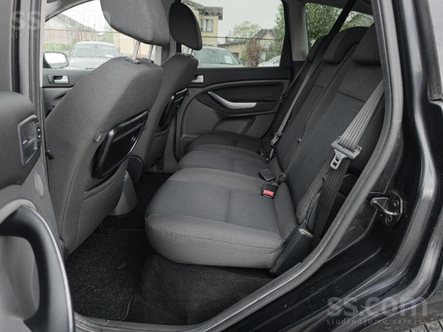 Melns Ford C-Max 2008 Liepāja, ar dzinēja tilpumu 1.60 L un nobraukumu 229 tūkst. km par 3200 €, foto 14 vietnē AUTOMOTO.COM.LV