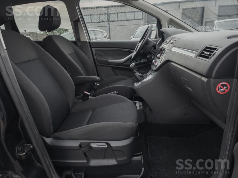 Melns Ford C-Max 2008 Liepāja, ar dzinēja tilpumu 1.60 L un nobraukumu 229 tūkst. km par 3200 €, foto 16 vietnē AUTOMOTO.COM.LV