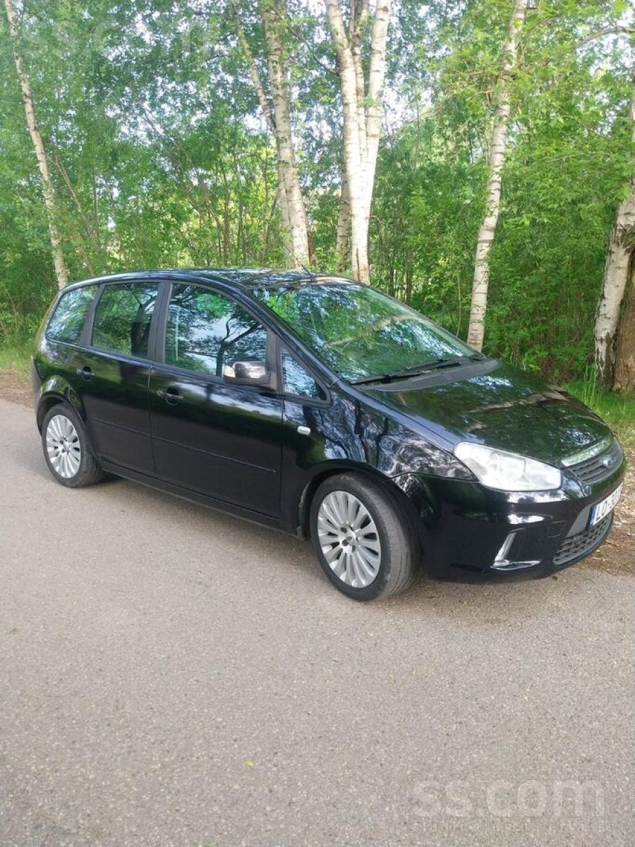 Black Ford C-Max 2009 in Daugavpils, with an engine capacity of 1.80 L and mileage of 242 thousand km for 1700 €, photo 1 on AUTOMOTO.COM.LV