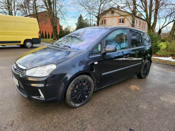 Black Ford C-Max 2009 in Riga, with an engine capacity of 1.60 L and mileage of 250 thousand km for 1700 €, photo 2 on AUTOMOTO.COM.LV