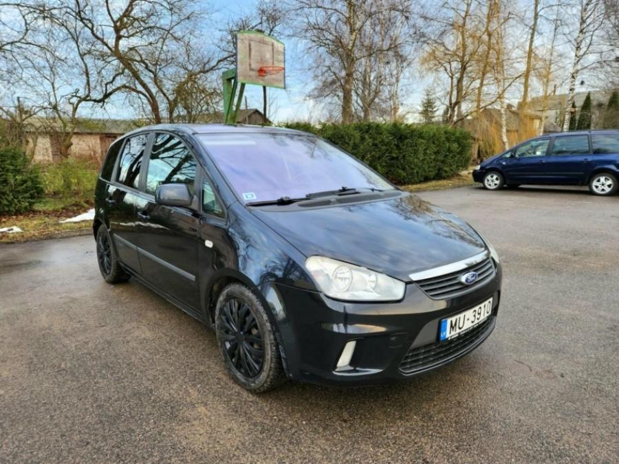 Black Ford C-Max 2009 in Riga, with an engine capacity of 1.60 L and mileage of 250 thousand km for 1700 €, photo 4 on AUTOMOTO.COM.LV