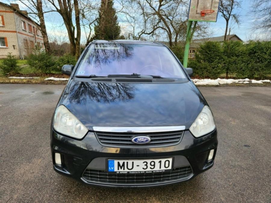 Black Ford C-Max 2009 in Riga, with an engine capacity of 1.60 L and mileage of 250 thousand km for 1700 €, photo 7 on AUTOMOTO.COM.LV