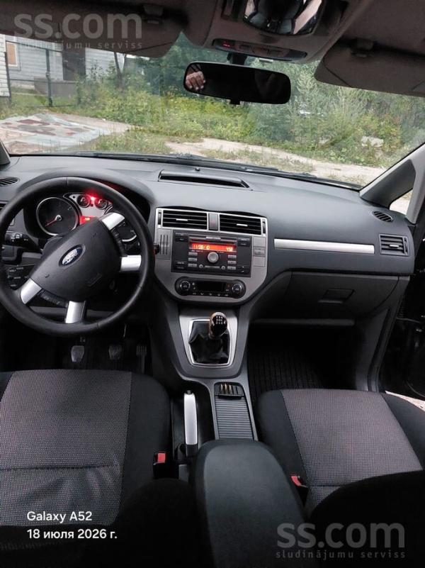 Black Ford C-Max 2010 in Kraslava, with an engine capacity of 1.60 L and mileage of 292 thousand km for 1250 €, photo 5 on AUTOMOTO.COM.LV