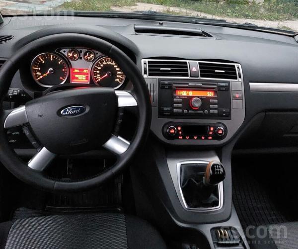 Black Ford C-Max 2010 in Kraslava, with an engine capacity of 1.60 L and mileage of 292 thousand km for 1250 €, photo 10 on AUTOMOTO.COM.LV