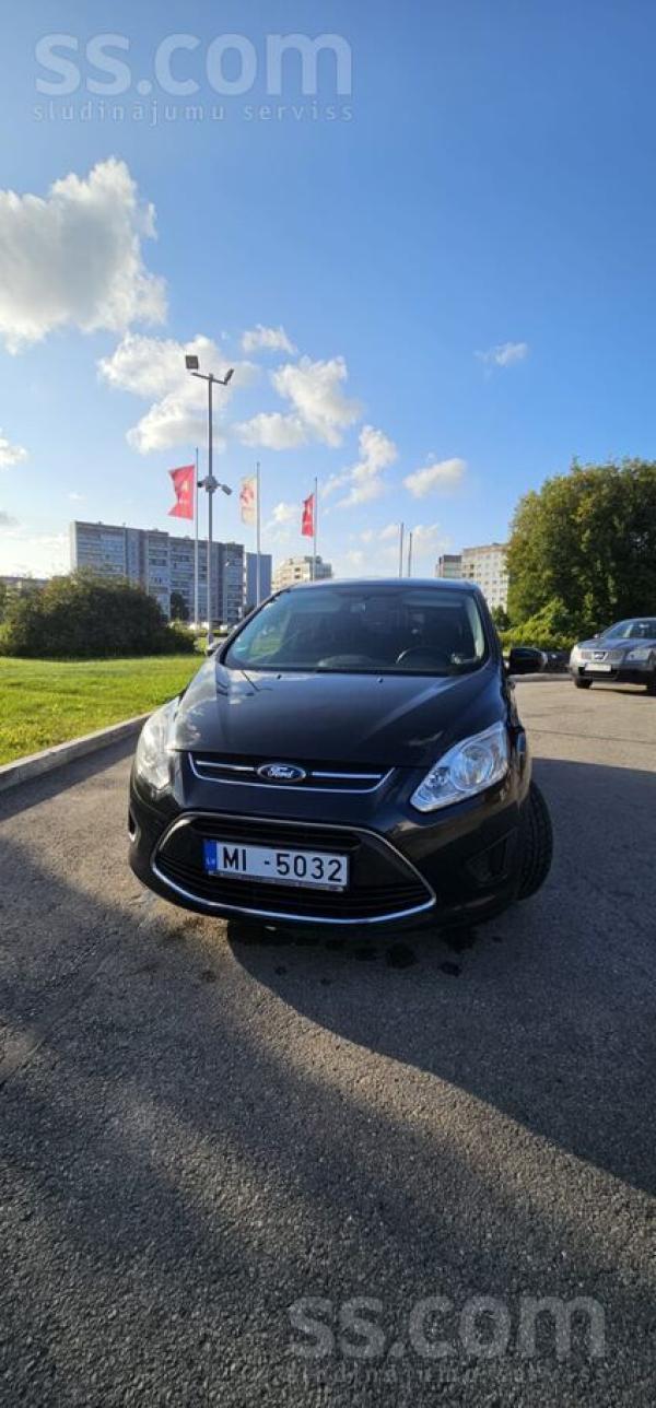 Black Ford C-Max 2011 in Riga, with an engine capacity of 1.60 L and mileage of 195 thousand km for 2500 €, photo 10 on AUTOMOTO.COM.LV