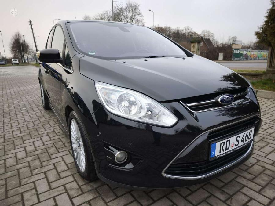 Black Ford C-Max 2012 in Taurage, with an engine capacity of 1.60 L and mileage of 157 thousand km for 4600 €, photo 2 on AUTOMOTO.COM.LV
