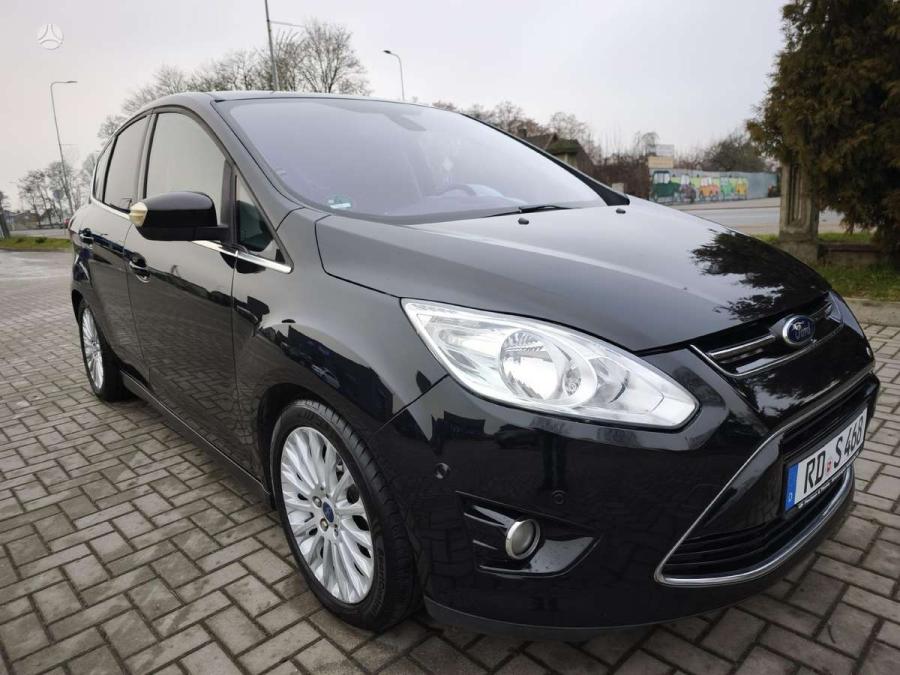 Black Ford C-Max 2012 in Taurage, with an engine capacity of 1.60 L and mileage of 157 thousand km for 4600 €, photo 8 on AUTOMOTO.COM.LV