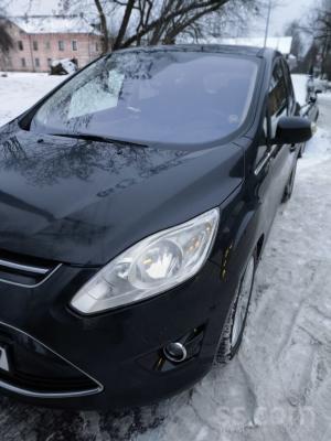 Melns Ford C-Max 2013 Rīga, ar dzinēja tilpumu 1.60 L un nobraukumu 306 tūkst. km par 4600 €, foto  vietnē AUTOMOTO.COM.LV