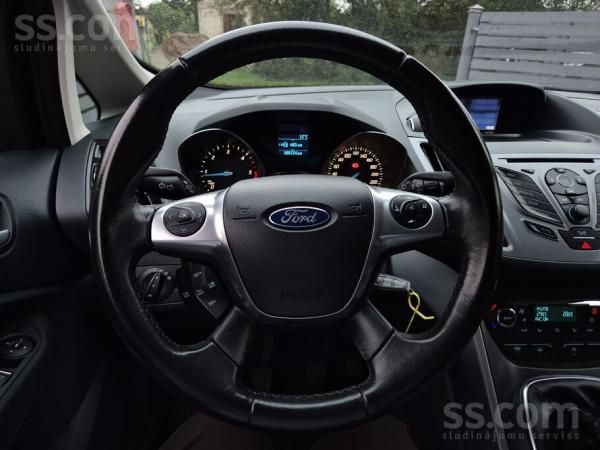 Black Ford C-Max 2014 in Jelgava, with an engine capacity of 1.60 L and mileage of 188 thousand km for 5550 €, photo 9 on AUTOMOTO.COM.LV