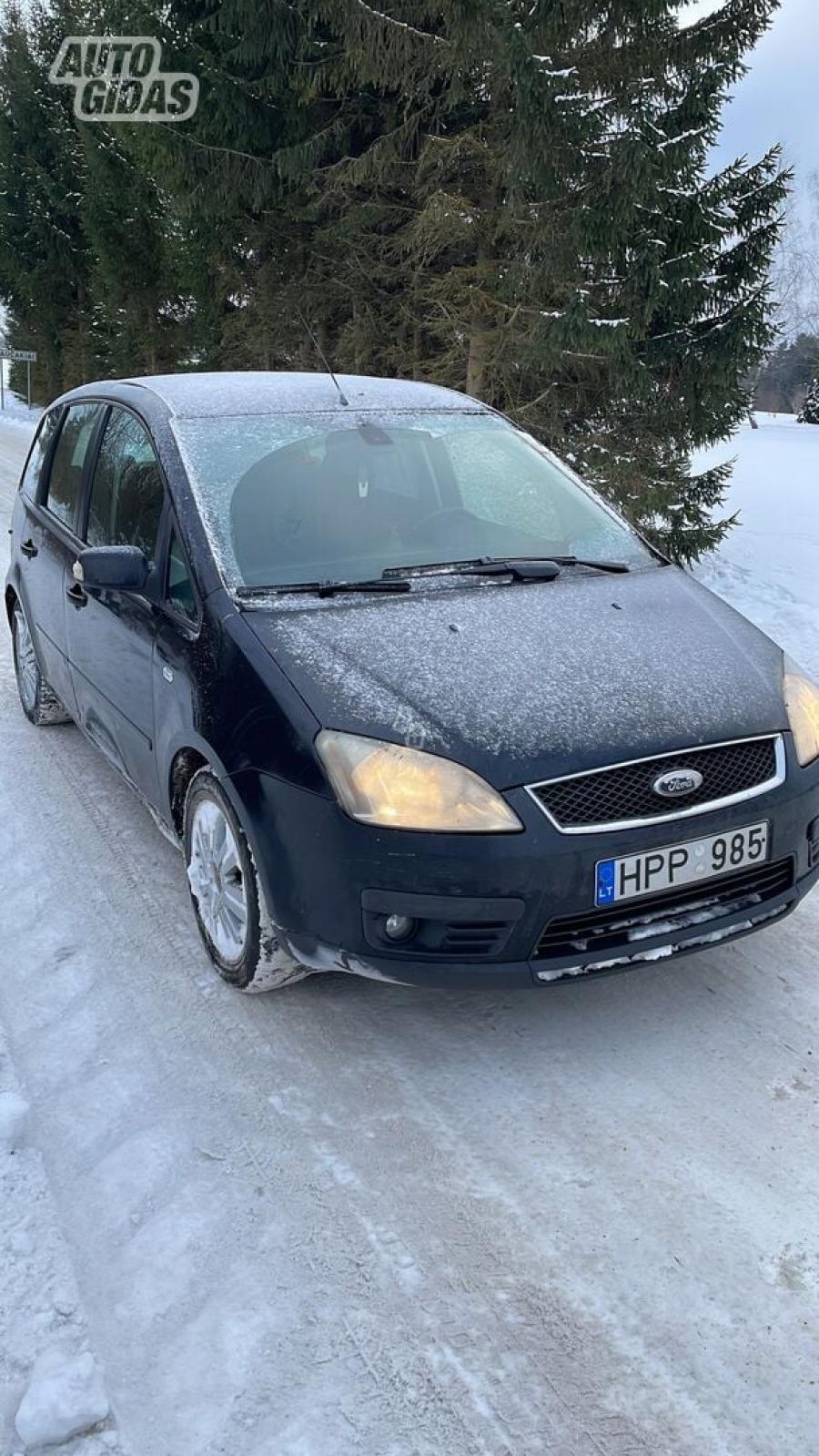 Melns Ford C-Max 2004 Kauņa, ar dzinēja tilpumu 2.00 L un nobraukumu 300 tūkst. km par 900 €, foto 1 vietnē AUTOMOTO.COM.LV