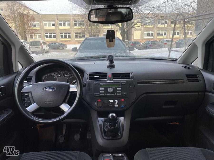 Melns Ford C-Max 2004 Kauņa, ar dzinēja tilpumu 2.00 L un nobraukumu 300 tūkst. km par 900 €, foto 5 vietnē AUTOMOTO.COM.LV