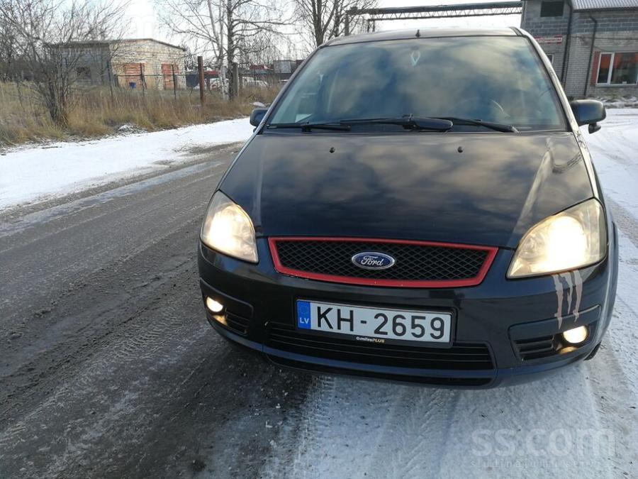 Black Ford C-Max 2005 in Bauska, with an engine capacity of 2.00 L and mileage of 292 thousand km for 1400 €, photo 1 on AUTOMOTO.COM.LV