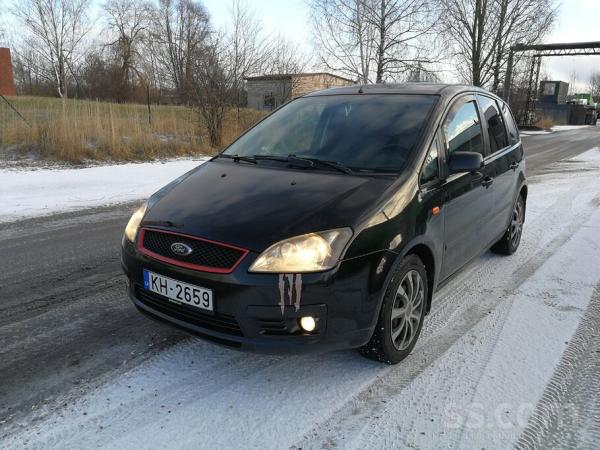 Black Ford C-Max 2005 in Bauska, with an engine capacity of 2.00 L and mileage of 292 thousand km for 1400 €, photo 2 on AUTOMOTO.COM.LV