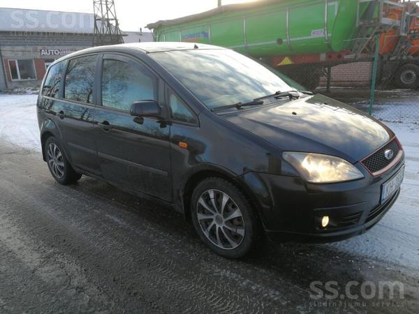 Black Ford C-Max 2005 in Bauska, with an engine capacity of 2.00 L and mileage of 292 thousand km for 1400 €, photo 3 on AUTOMOTO.COM.LV