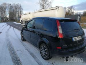 Black Ford C-Max 2005 in Bauska, with an engine capacity of 2.00 L and mileage of 292 thousand km for 1400 €, photo 8 on AUTOMOTO.COM.LV