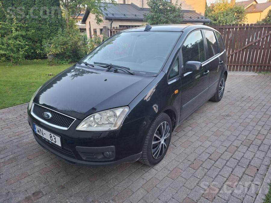 Black Ford C-Max 2005 in Ogre, with an engine capacity of 1.60 L and mileage of 305 thousand km for 1250 €, photo 1 on AUTOMOTO.COM.LV