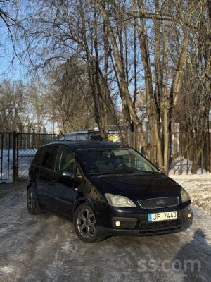 Black Ford C-Max 2006 in Riga, with an engine capacity of 1.60 L and mileage of 324 thousand km for 1790 €, photo 2 on AUTOMOTO.COM.LV