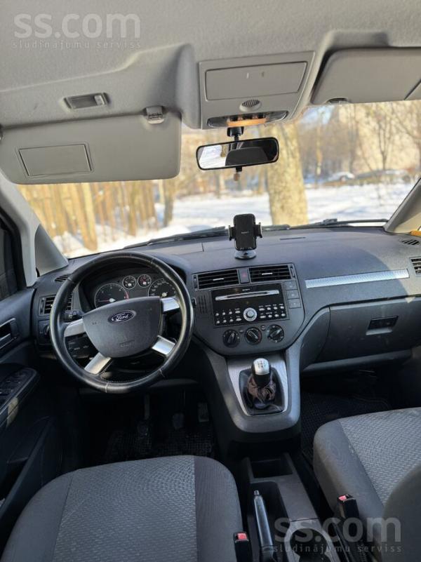 Melns Ford C-Max 2006 Rīga, ar dzinēja tilpumu 1.60 L un nobraukumu 324 tūkst. km par 1790 €, foto 5 vietnē AUTOMOTO.COM.LV