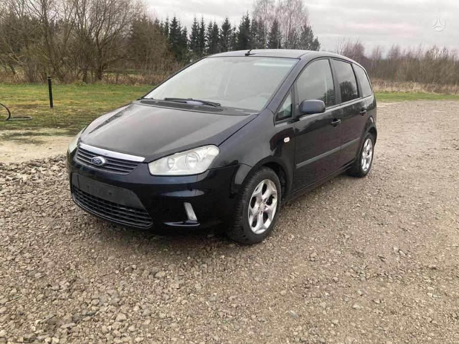 Melns Ford C-Max 2008 Pakruojis, ar dzinēja tilpumu 1.60 L un nobraukumu 24 tūkst. km par 1900 €, foto 1 vietnē AUTOMOTO.COM.LV