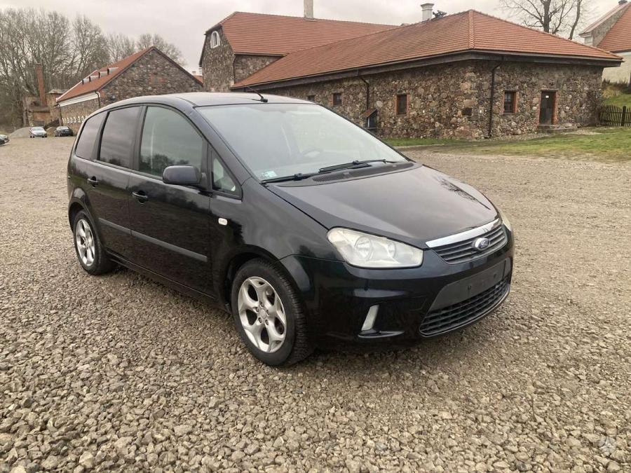 Melns Ford C-Max 2008 Pakruojis, ar dzinēja tilpumu 1.60 L un nobraukumu 24 tūkst. km par 1900 €, foto 4 vietnē AUTOMOTO.COM.LV