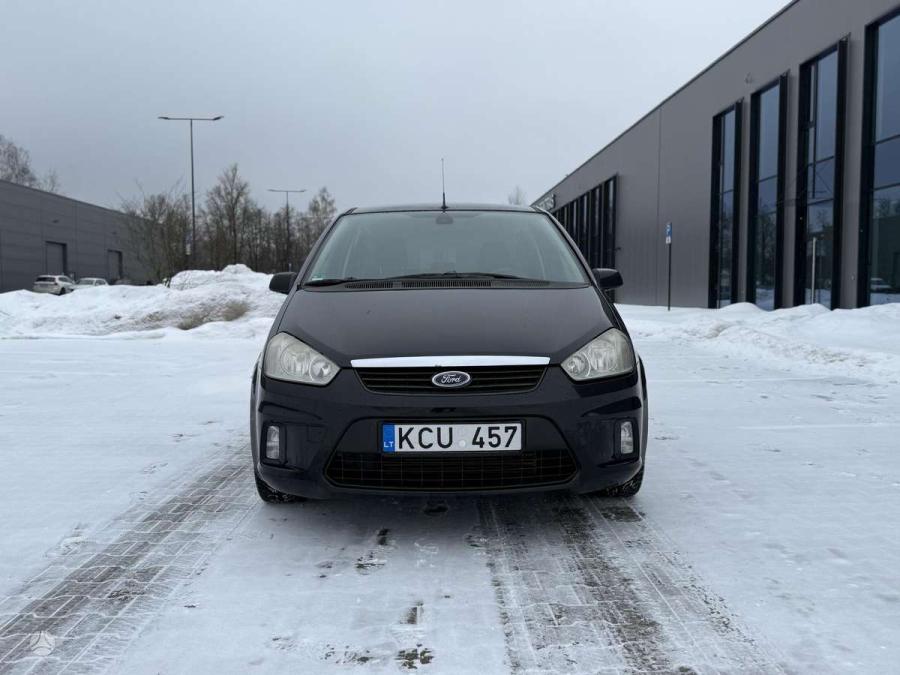 Black Ford C-Max 2008 in Vilnius, with an engine capacity of 1.56 L and mileage of 334 thousand km for 850 €, photo 2 on AUTOMOTO.COM.LV