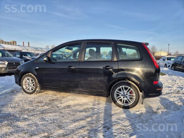 Black Ford C-Max 2009 in Liepaja, with an engine capacity of 1.80 L and mileage of 331 thousand km for 2500 €, photo 7 on AUTOMOTO.COM.LV
