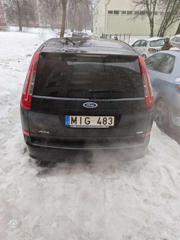 Melns Ford C-Max 2009 Viļņa, ar dzinēja tilpumu 1.56 L un nobraukumu 270 tūkst. km par 2650 €, foto 5 vietnē AUTOMOTO.COM.LV