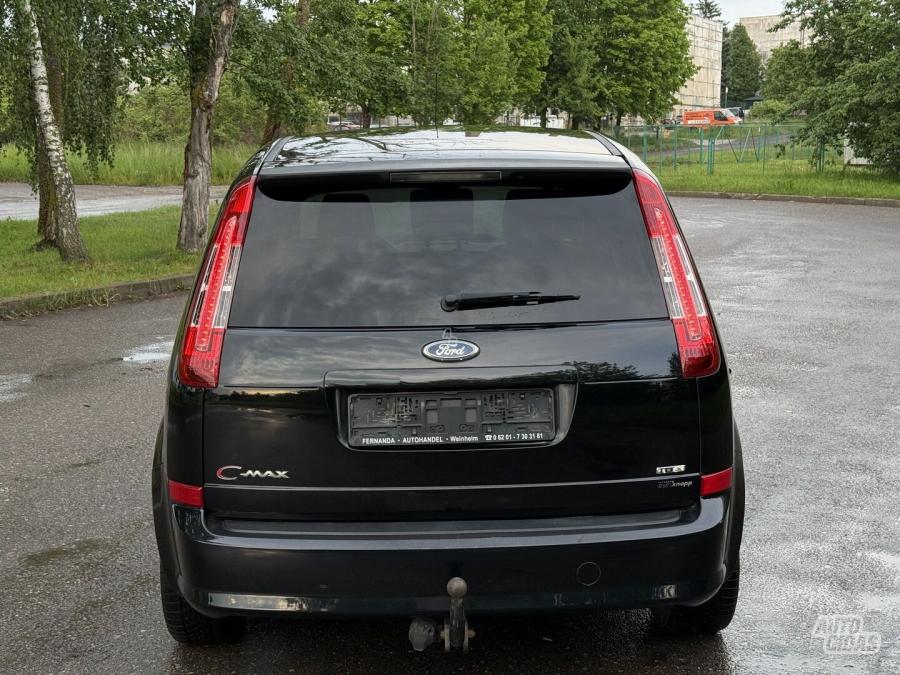 Black Ford C-Max 2009 in Alytus, with an engine capacity of 1.60 L and mileage of 264 thousand km for 2350 €, photo 5 on AUTOMOTO.COM.LV