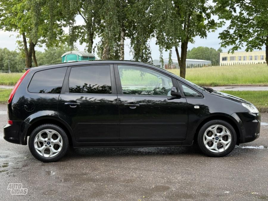 Black Ford C-Max 2009 in Alytus, with an engine capacity of 1.60 L and mileage of 264 thousand km for 2350 €, photo 7 on AUTOMOTO.COM.LV