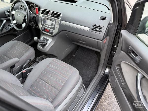 Black Ford C-Max 2009 in Alytus, with an engine capacity of 1.60 L and mileage of 264 thousand km for 2350 €, photo 10 on AUTOMOTO.COM.LV