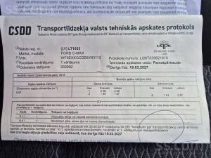 Черный Форд Си-Макс 2009 в Лиепая, объемом двигателя 1.80 л и пробегом 331 тыс. км за 2100 €, фото 20 на AUTOMOTO.COM.LV