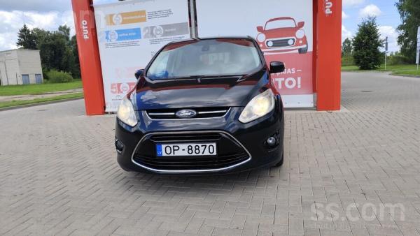 Black Ford C-Max 2011 in Jelgava, with an engine capacity of 1.60 L and mileage of 255 thousand km for 4180 €, photo 1 on AUTOMOTO.COM.LV