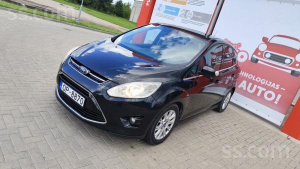 Black Ford C-Max 2011 in Jelgava, with an engine capacity of 1.60 L and mileage of 255 thousand km for 4180 €, photo 2 on AUTOMOTO.COM.LV