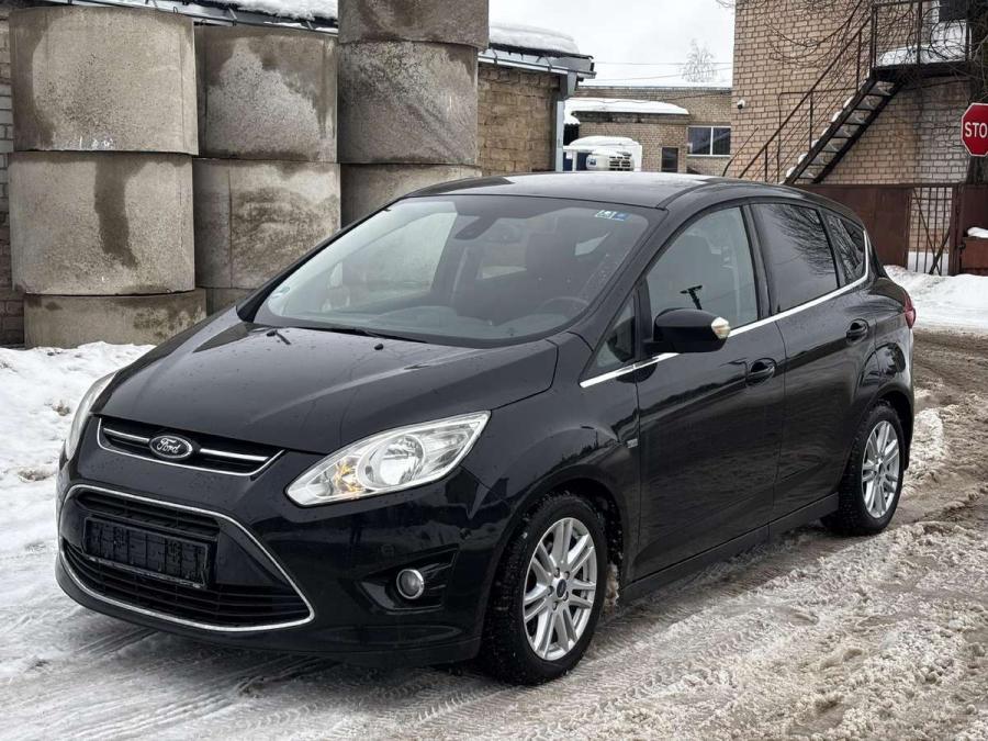 Black Ford C-Max 2012 in Utena, with an engine capacity of 1.56 L and mileage of 340 thousand km for 3150 €, photo 1 on AUTOMOTO.COM.LV