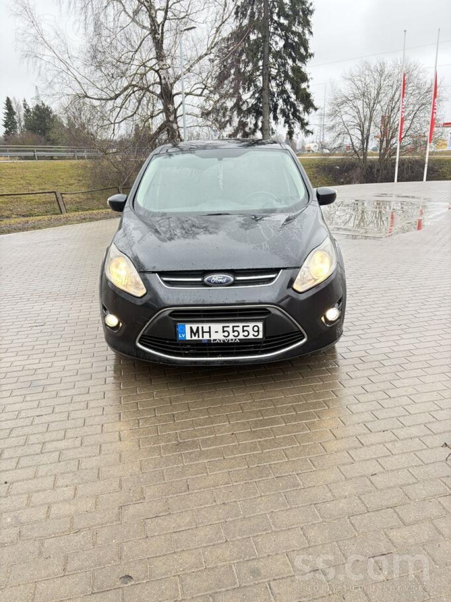 Black Ford C-Max 2012 in Talsi, with an engine capacity of 1.60 L and mileage of 264 thousand km for 4250 €, photo 1 on AUTOMOTO.COM.LV