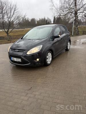 Black Ford C-Max 2012 in Talsi, with an engine capacity of 1.60 L and mileage of 264 thousand km for 4250 €, photo 4 on AUTOMOTO.COM.LV