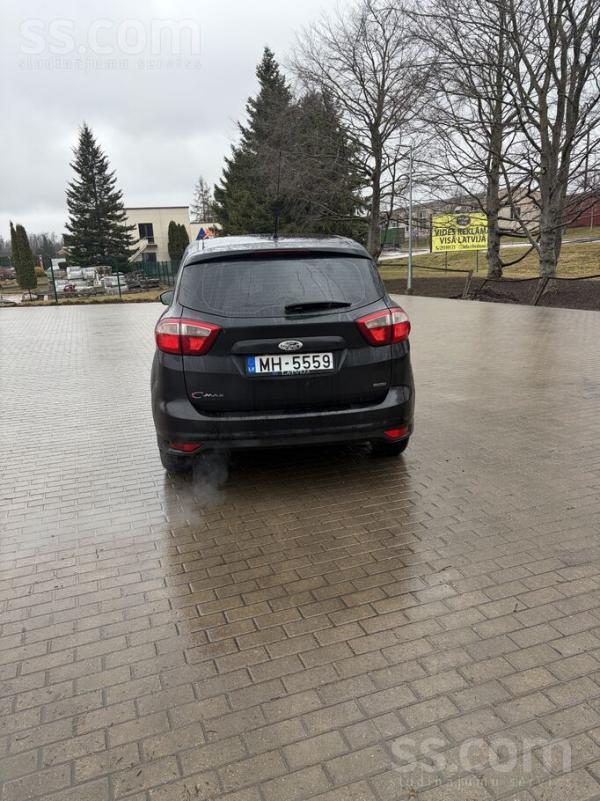 Black Ford C-Max 2012 in Talsi, with an engine capacity of 1.60 L and mileage of 264 thousand km for 4250 €, photo 7 on AUTOMOTO.COM.LV