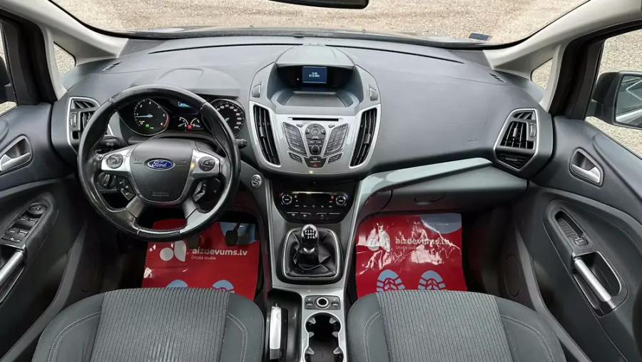 Melns Ford C-Max 2012 Daugavpils, ar dzinēja tilpumu 1.60 L un nobraukumu 253 tūkst. km par 4200 €, foto 10 vietnē AUTOMOTO.COM.LV