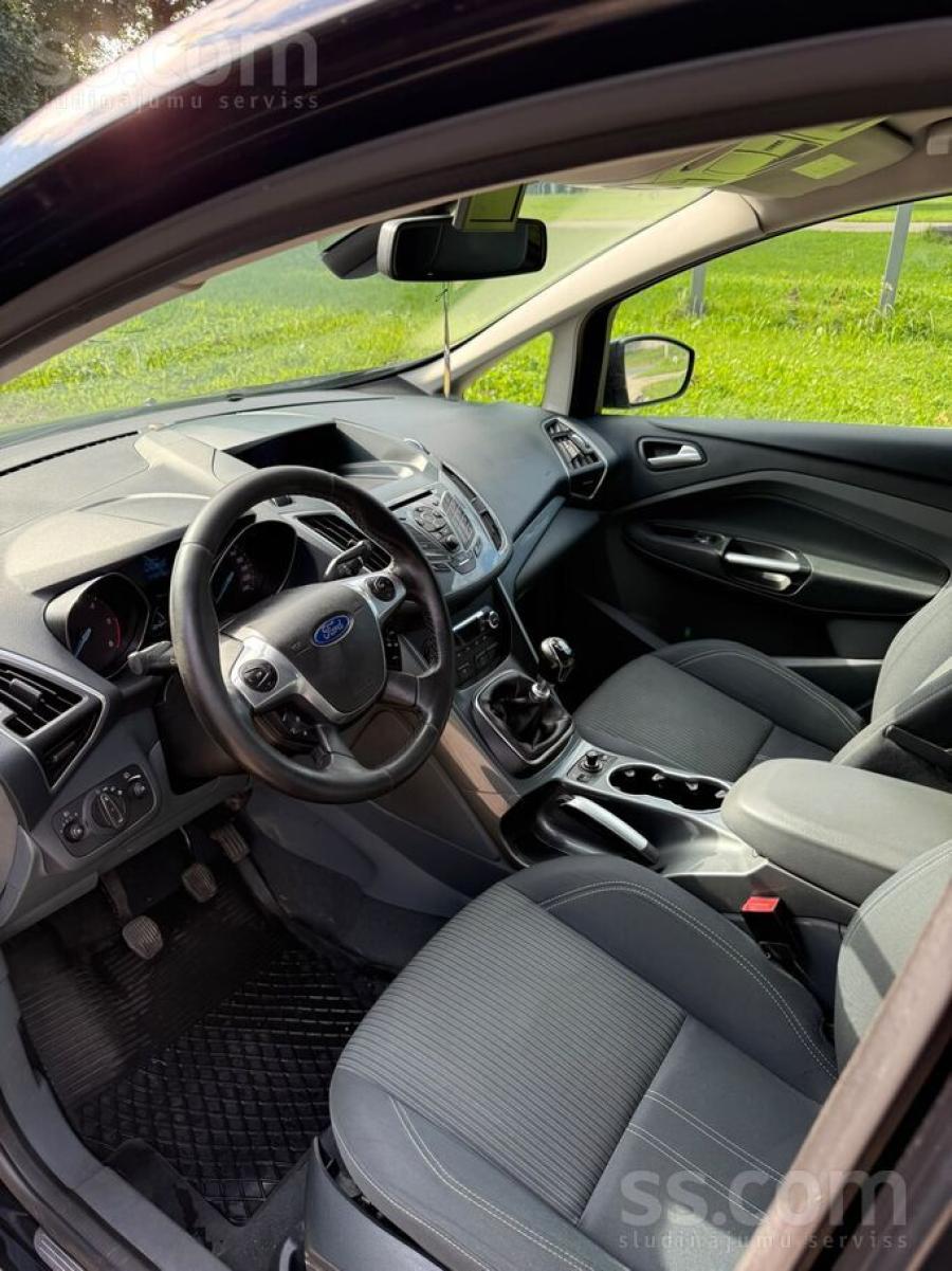 Melns Ford C-Max 2012 Rīga, ar dzinēja tilpumu 1.60 L un nobraukumu 275 tūkst. km par 3100 €, foto 8 vietnē AUTOMOTO.COM.LV
